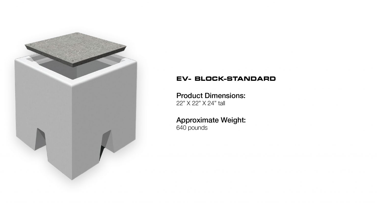 EV Blocks: Precast Foundations : Fraserway Prekast